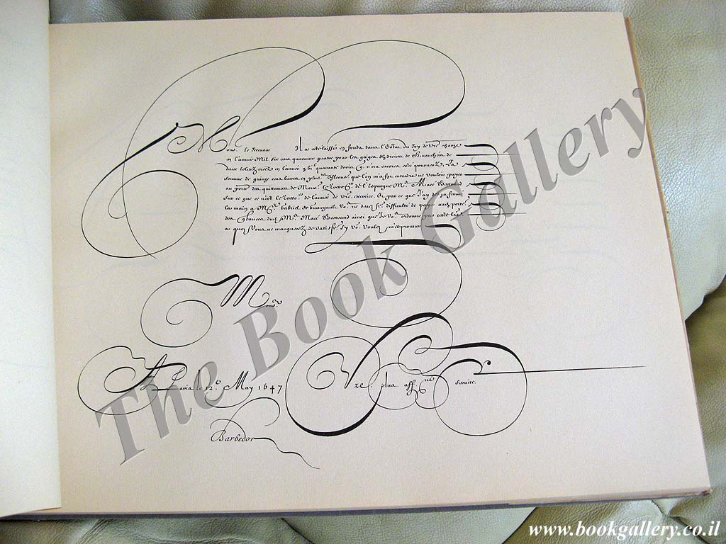 Les Ecritures Financiere, et Italienne-Bastarde par Louis Barbedor ...